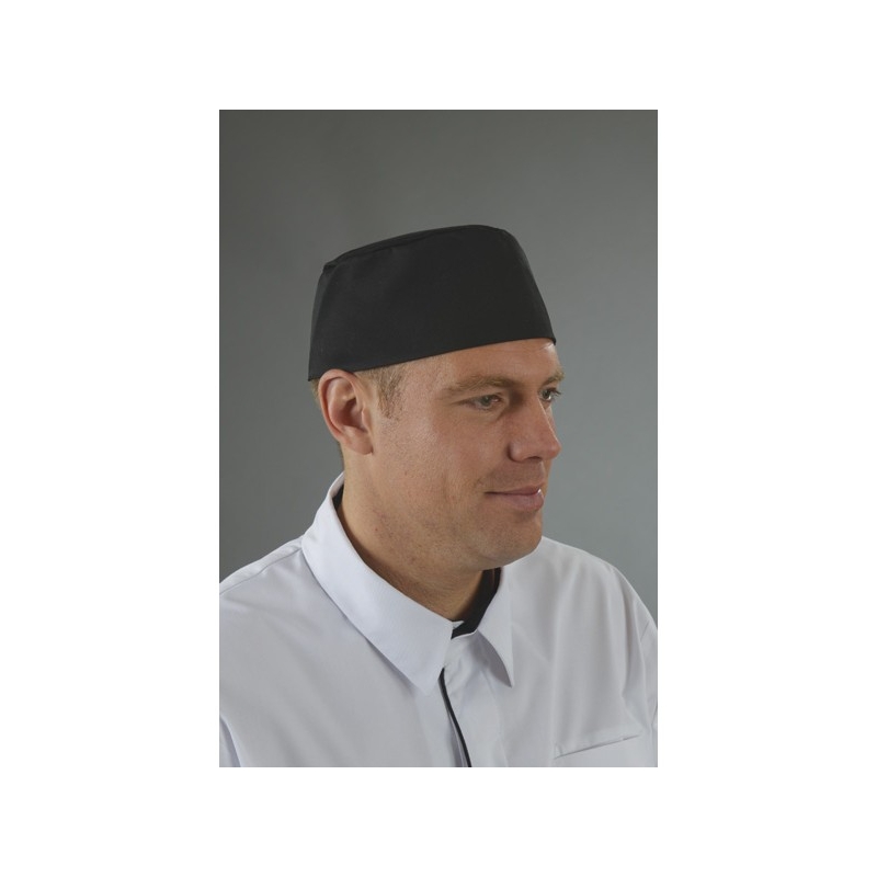 Toque cuisine plate PM8V02 vêtement de cuisine - label-blouse.net