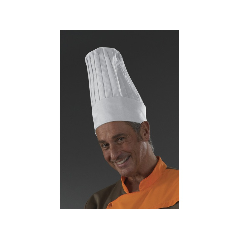 Toque grand chef Blanche Cuisinier - label-blouse.net