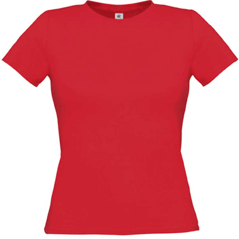 Tee Shirt femme rouge pour flocage