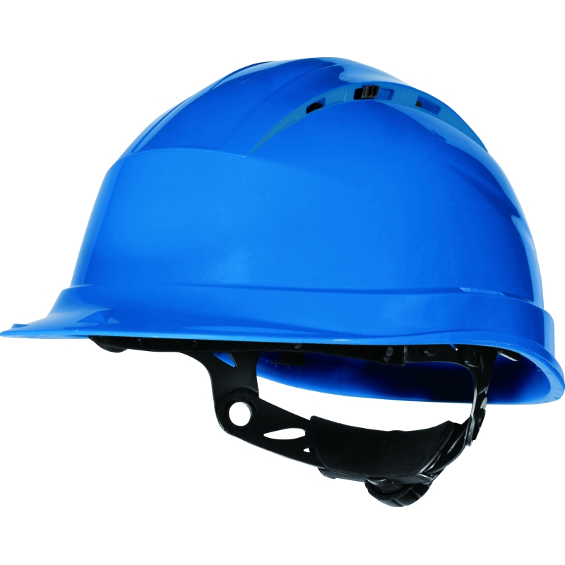 EPI Protection de la tête CASQUE CHANTIER QUARTZ1 BLEU - label-blouse.net