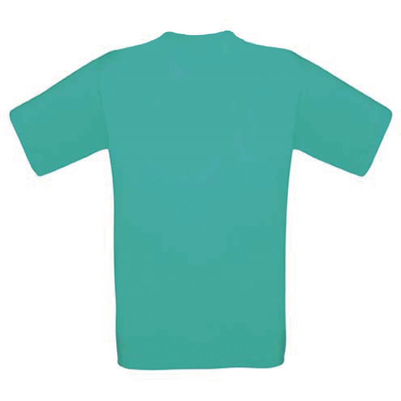 T shirt a broder Bleu real Turquoise - label-blouse.net