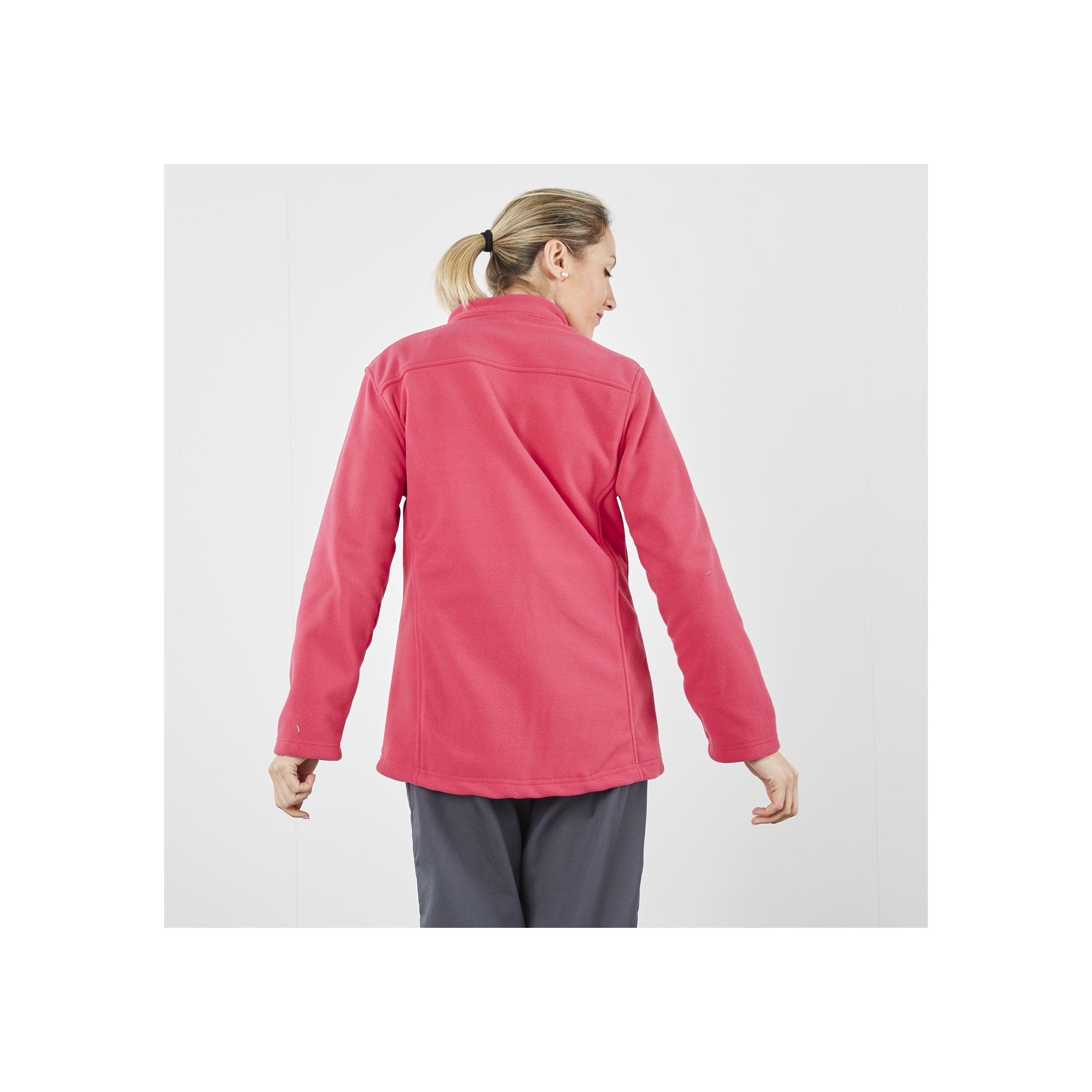 Veste polaire infirmière passe couloir Fuchsia