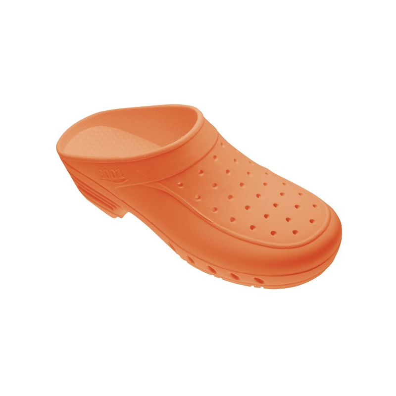 Sabot de bloc opératoire Orange 0512323 Lavable et autoclavable - label ...