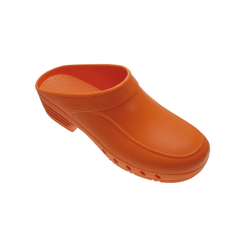 Sabot de bloc opératoire Orange 0502323 Lavable et autoclavable - label ...