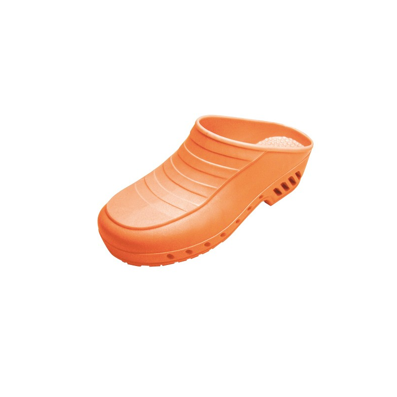 Sabot de bloc opératoire Orange 0482323 Lavable et autoclavable - label ...